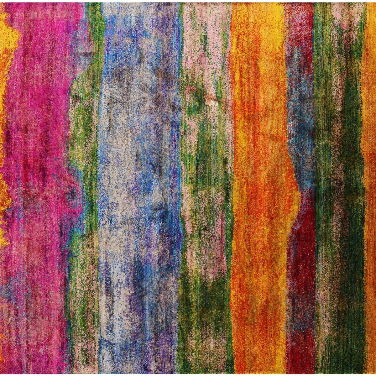 5' 7" X 8' 2" Silk Modern Handmade Rug – Manhattan Rugs