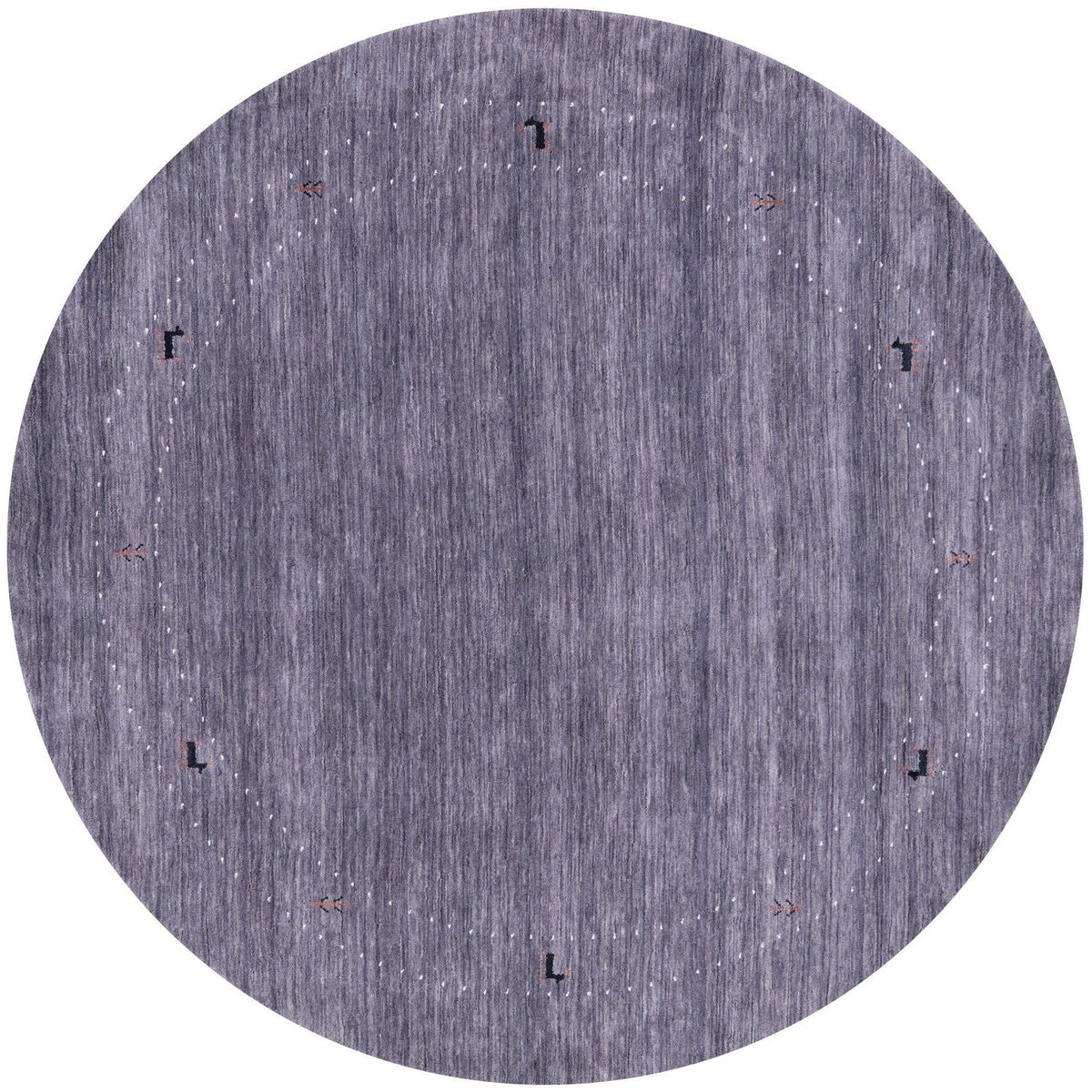 6' Round Hand Knotted Wool Persian Gabbeh Rug – Manhattan Rugs