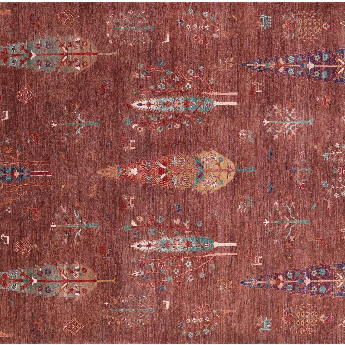 7' 0" X 9' 7" Tribal Persian Gabbeh Hand-Knotted Rug – Manhattan Rugs