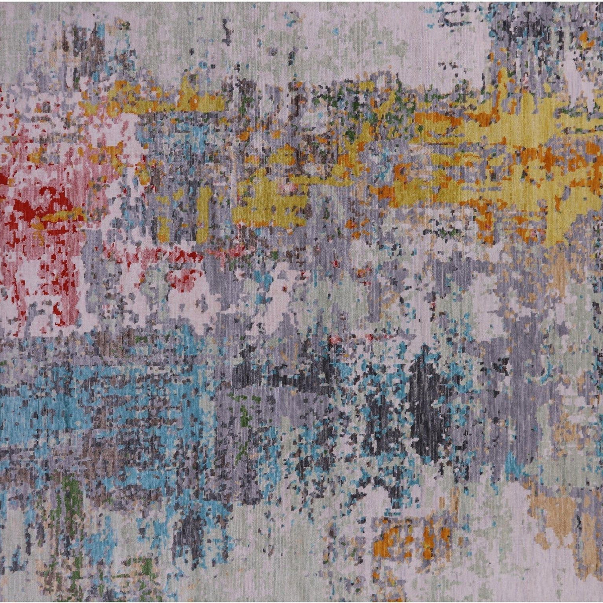 Hand Knotted Modern Abstract Wool Rug 8' 0" X 10' 0" – Manhattan Rugs