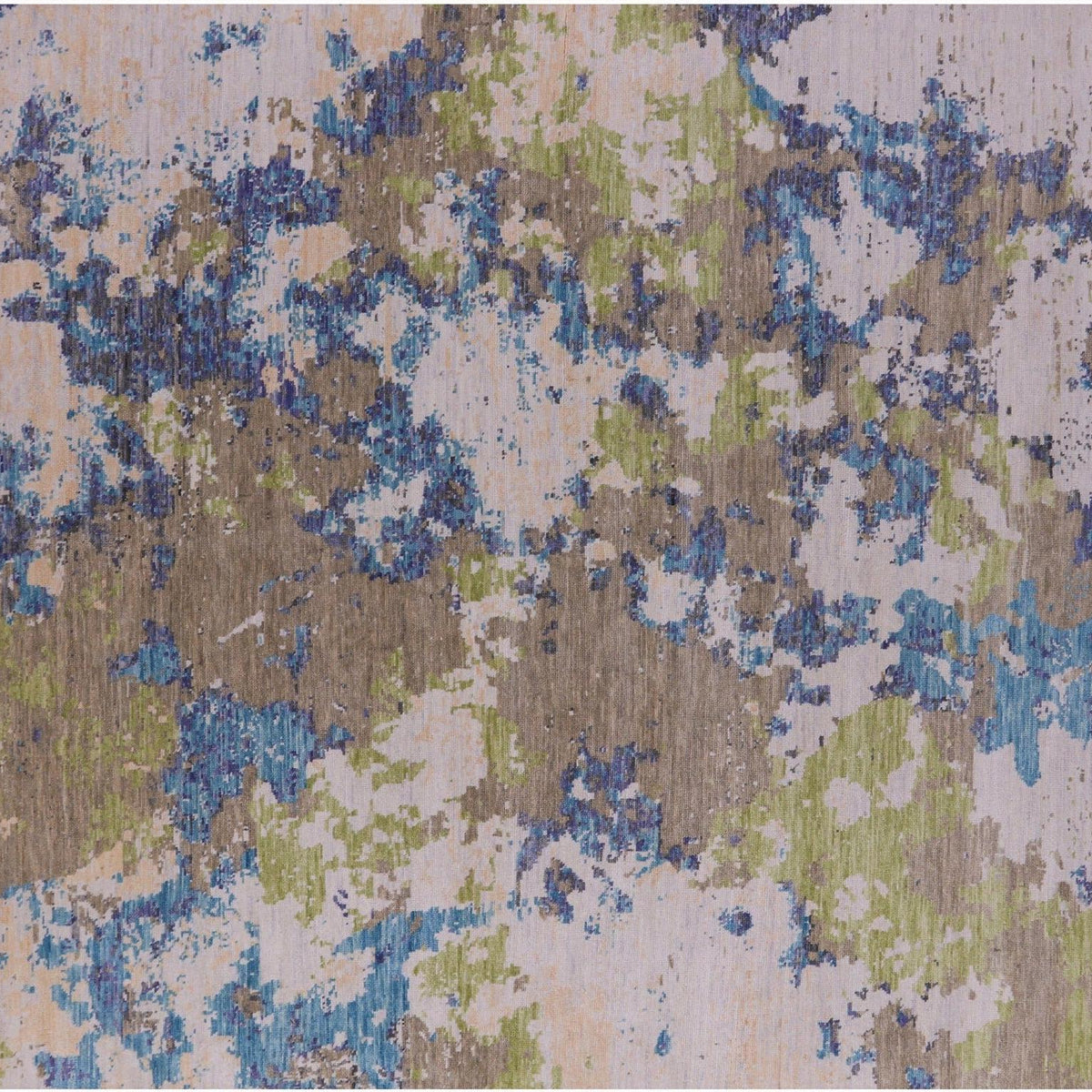 Modern Abstract Handmade Wool Rug 9' 1