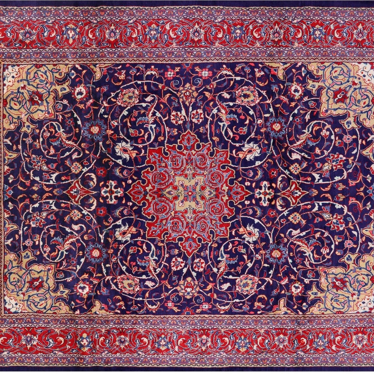 New Persian Mahal Handmade Wool Area Rug 9' 11" X 13' 6" – Manhattan Rugs