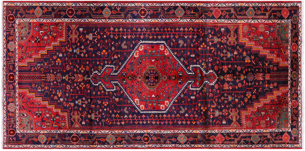5' 2" X 10' 4" New Persian Hamadan Handmade Rug – Manhattan Rugs