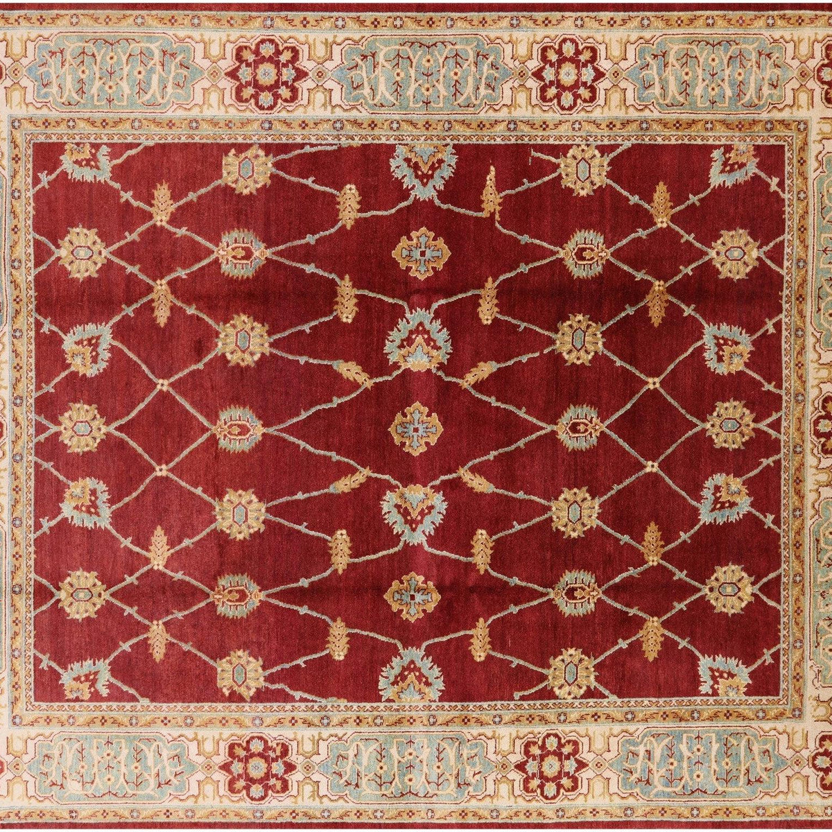 8' 1" X 10' 0" Peshawar Hand Knotted Wool Rug – Manhattan Rugs