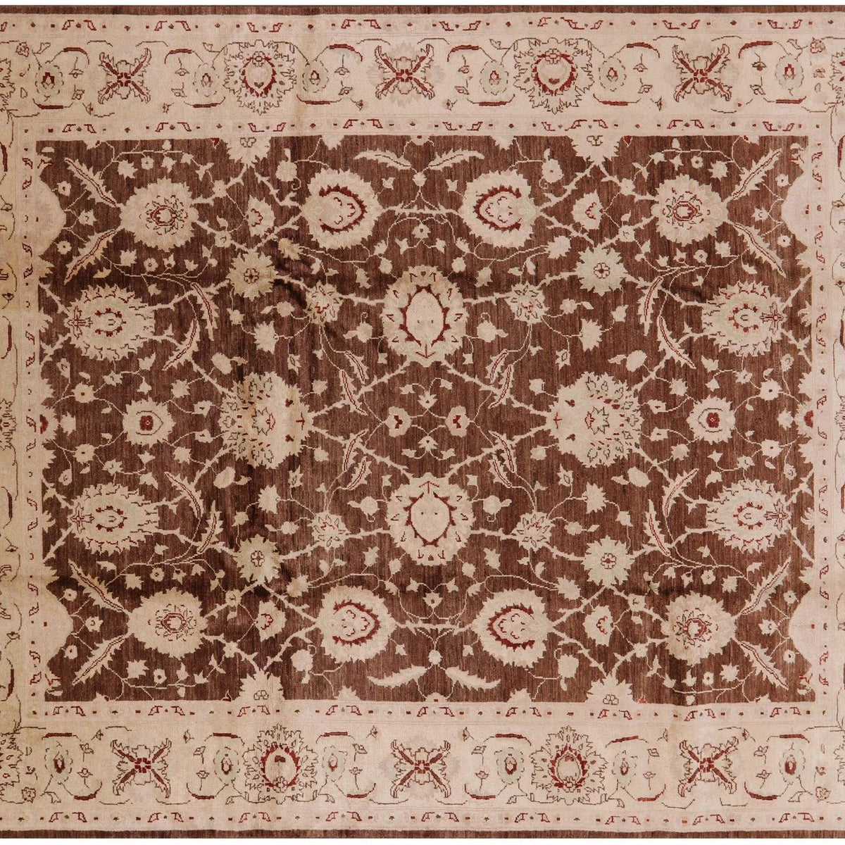 Peshawar Hand Knotted Rug 8' 0" X 9' 10" – Manhattan Rugs